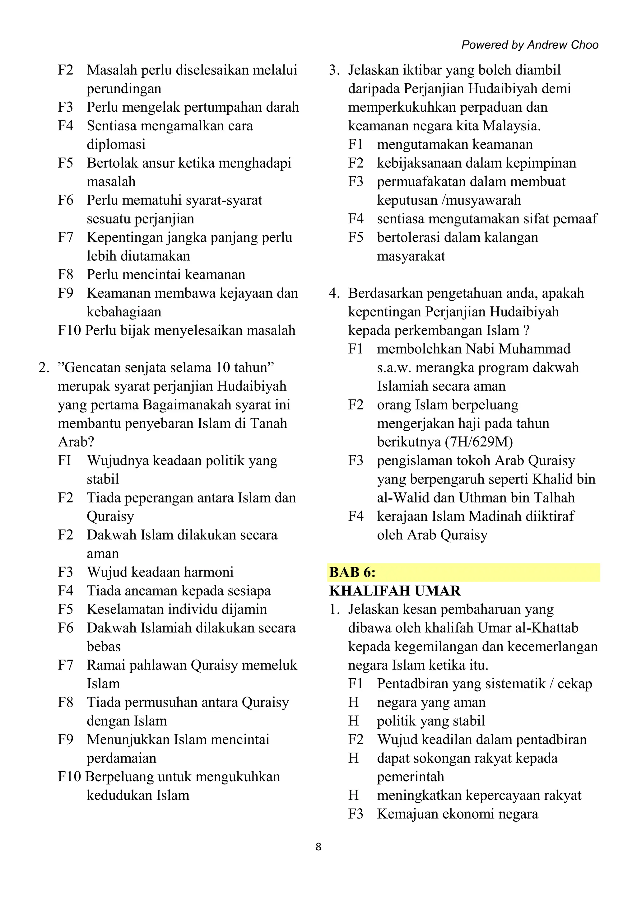 teknik menjawab soalan kbat sejarah1 spm | PDF