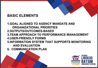 SPMS by CSC during the AGIA Convention | PPT