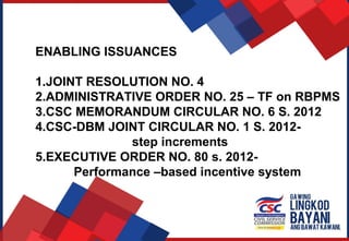 SPMS by CSC during the AGIA Convention | PPT