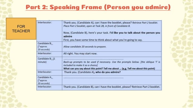 SPM Speaking Exam 101.pptx | Educational Assessment | Education