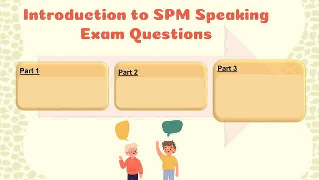SPM Speaking Exam 101.pptx | Educational Assessment | Education
