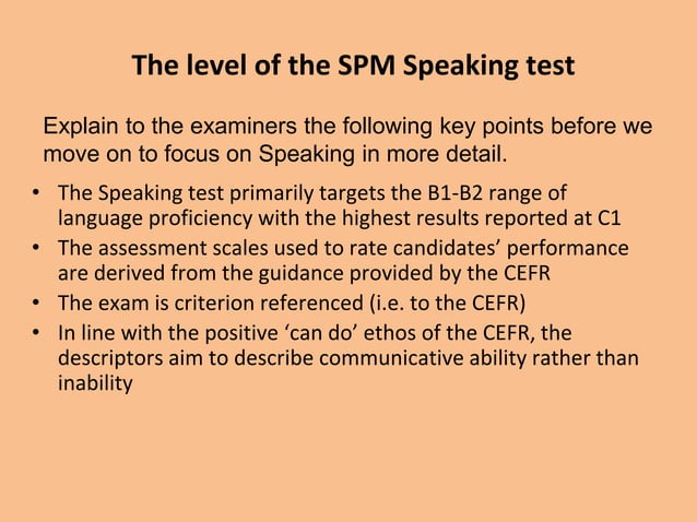 SPM SPEAKING TEST- An Understanding.pptx | Educational Assessment ...