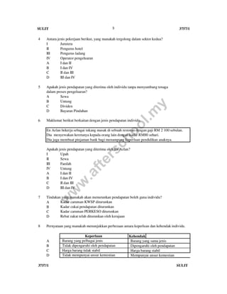 Spm trial paper 2013 economics n9_k1 | PDF