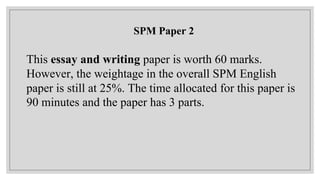 SPM WRITING TEST- AN Understanding.pptx