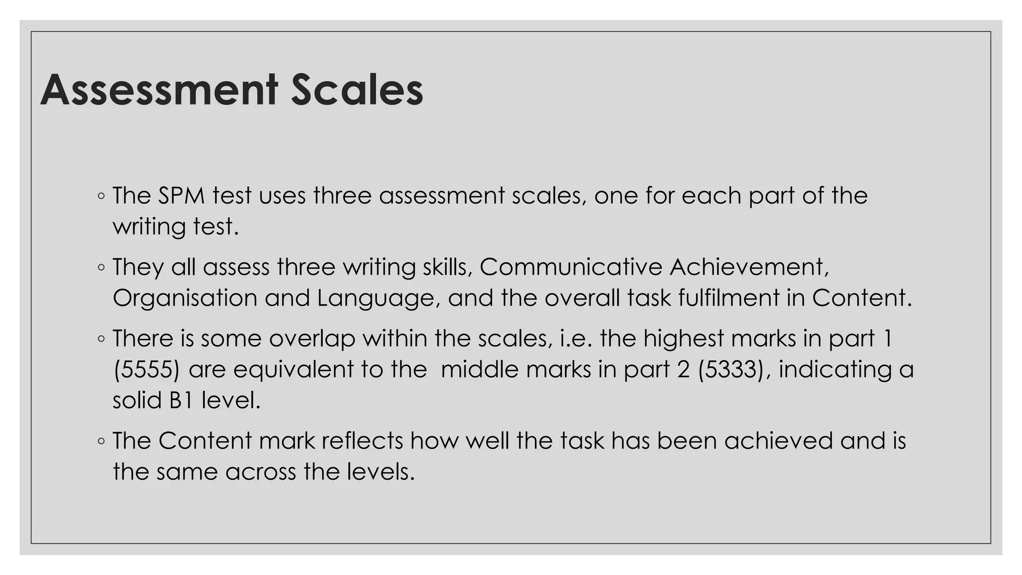 SPM WRITING TEST- AN Understanding(1).pptx