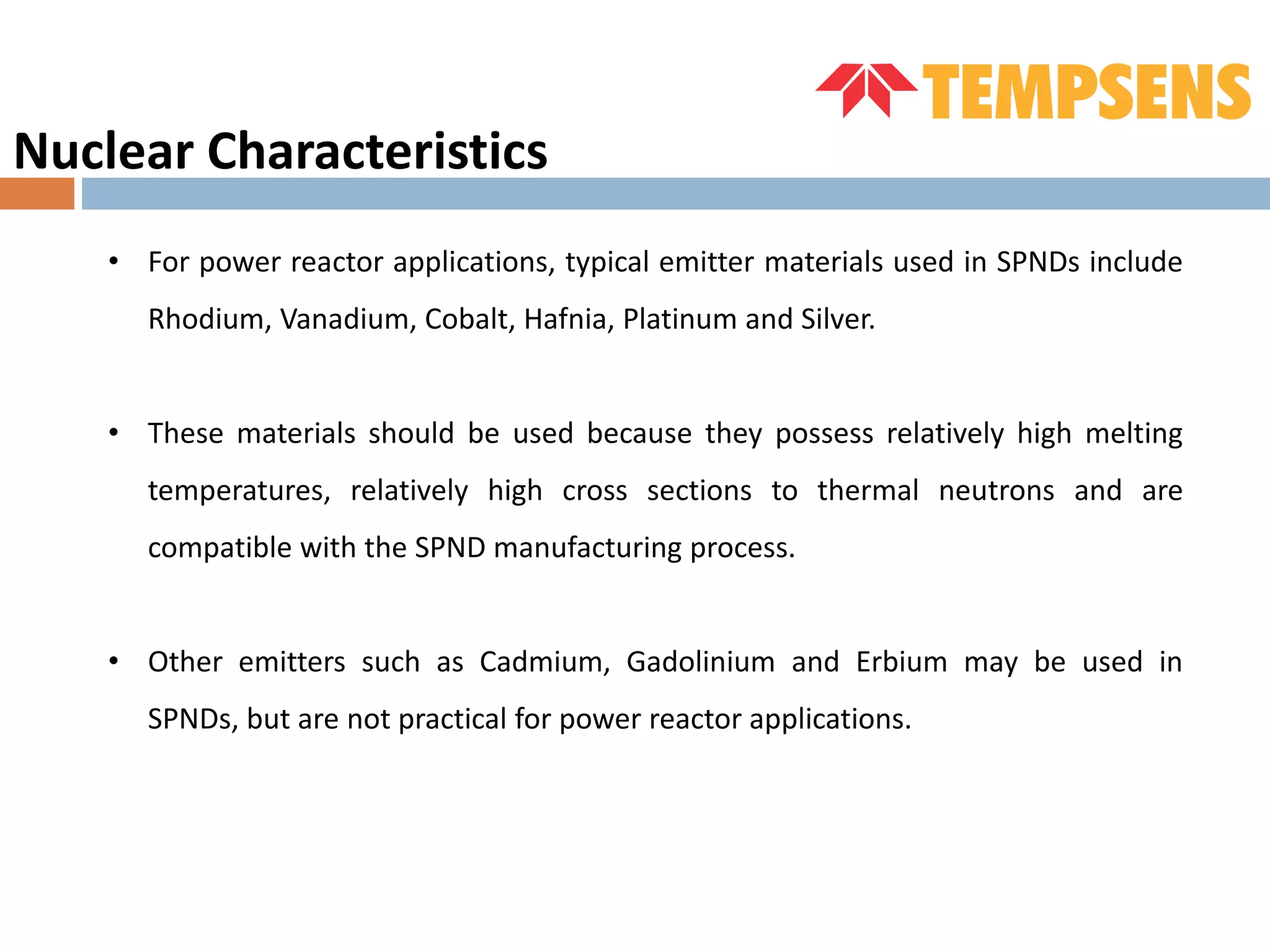 Self Powered Neutron Detectors - SPND | PPTX