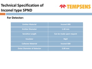 Self Powered Neutron Detectors - SPND | PPTX