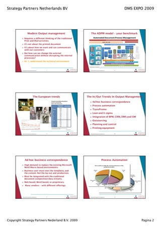 Modern Output Management - Trends, benefits and pitfalls | PDF