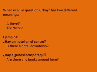 Verb form of "Hay" | PPTX