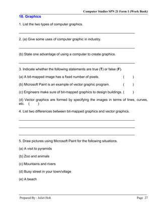 Spn year 7 workbook | PDF