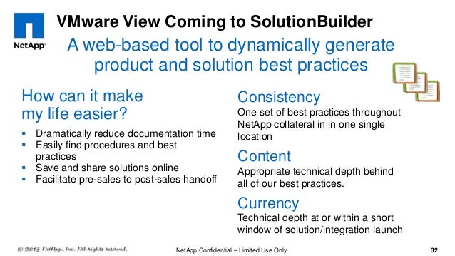 VMware PEX Boot Camp - VMware View on NetApp: Technical Integration t…