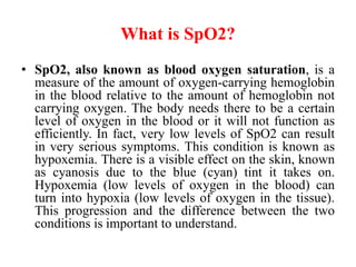 Spo2 ppt | PPT