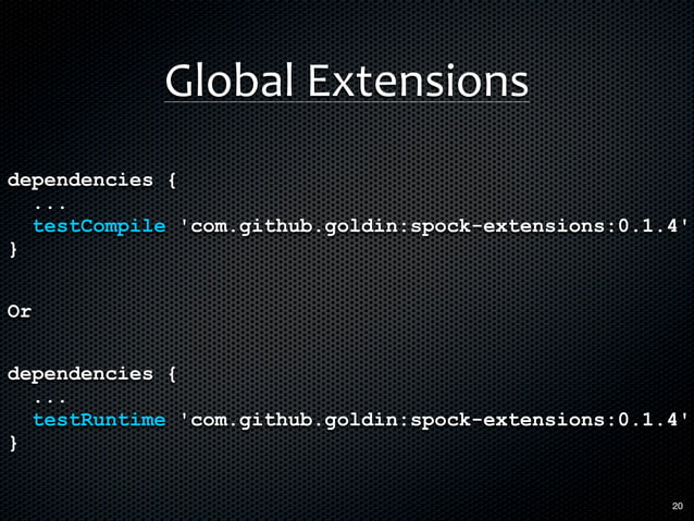 Spock Extensions Anatomy | PPT