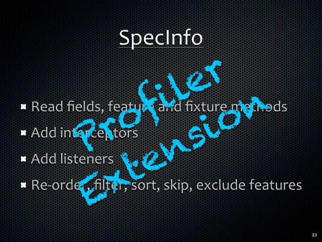 Spock Extensions Anatomy | PPT