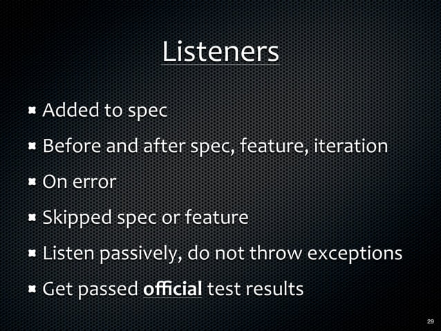 Spock Extensions Anatomy | PPT