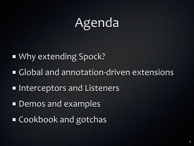 Spock Extensions Anatomy | PPT