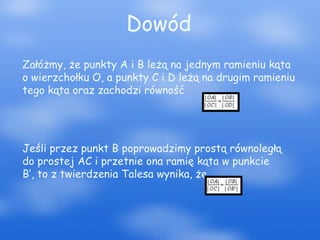 Spodnie Talesa | PPTX | Science
