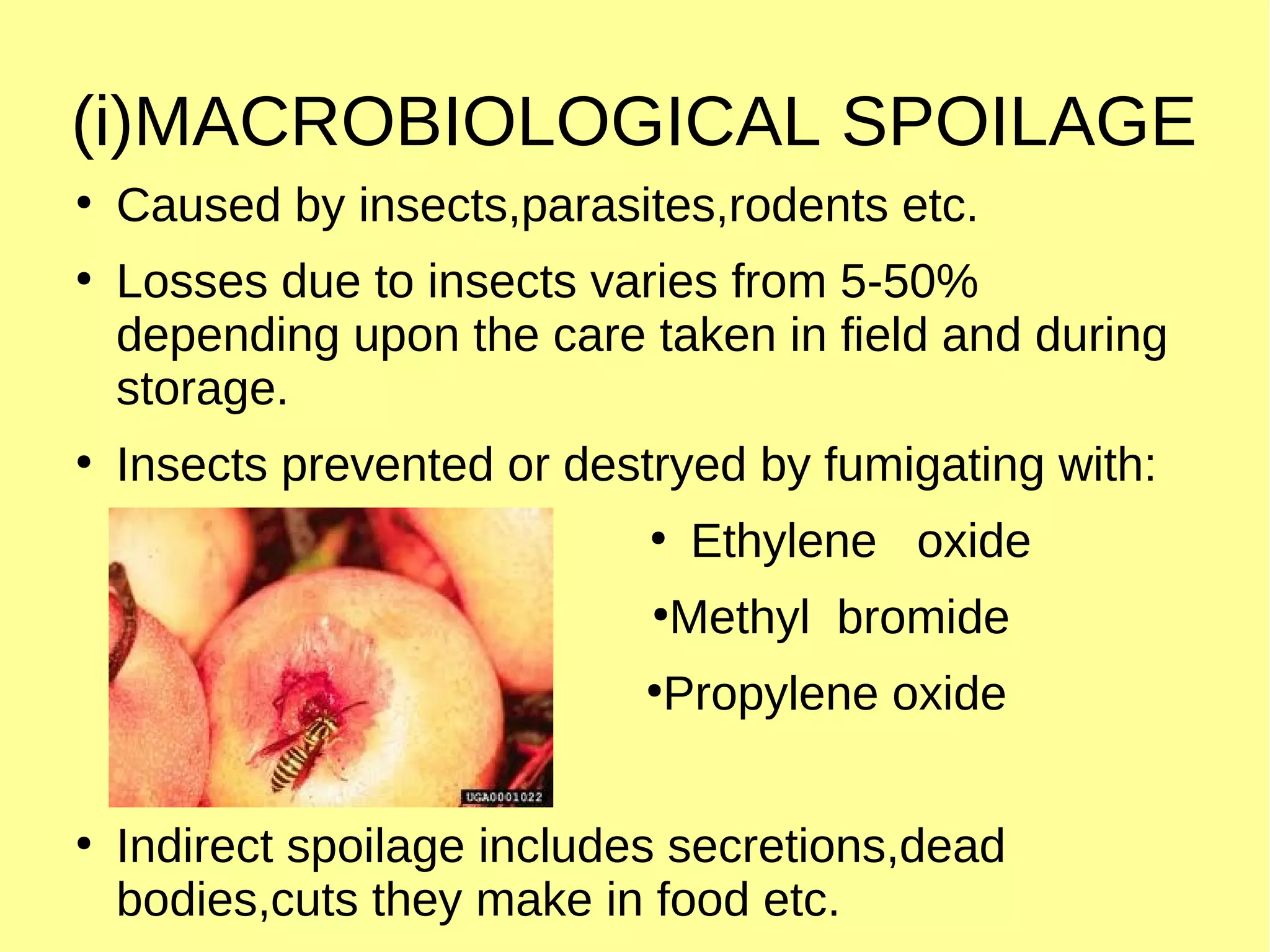 Spoilage of Perishable Food | PDF | Chemistry | Science