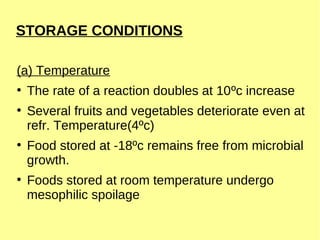 Spoilage of Perishable Food | PDF