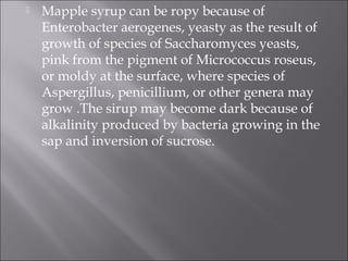 Spoilage of cereals and sugar products | PPT