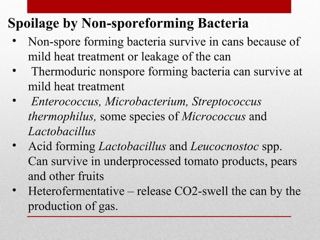 Spoilage of canned food | PPT