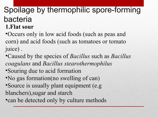 Spoilage of canned food | PPT