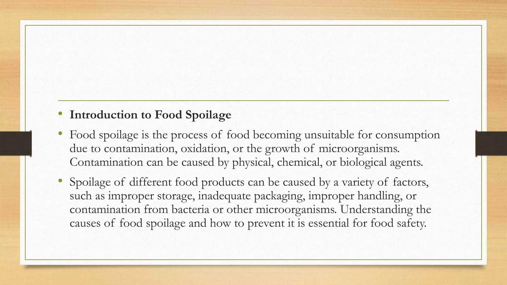 Spoilage of different food product.pptx
