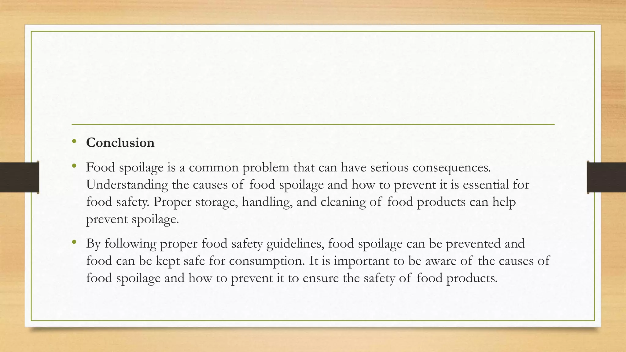 Spoilage of different food product.pptx