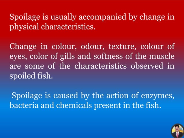 Spoilage of Fish (Process and Its Prevention) | PPT