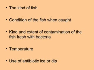 Spoilage of fish and other sea foods | PPT