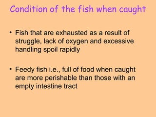 Spoilage of fish and other sea foods | PPT