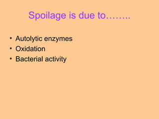 Spoilage of fish and other sea foods | PPT