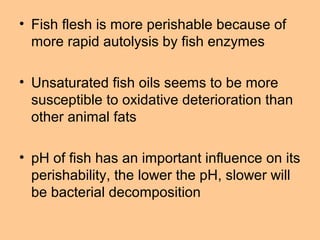 Spoilage of fish and other sea foods | PPT