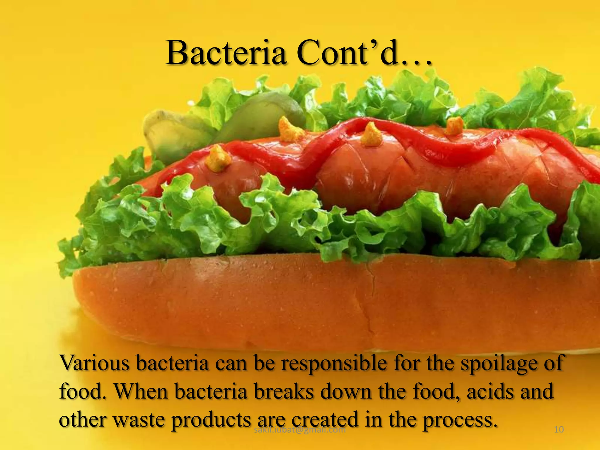 Spoilage of food | PPTX