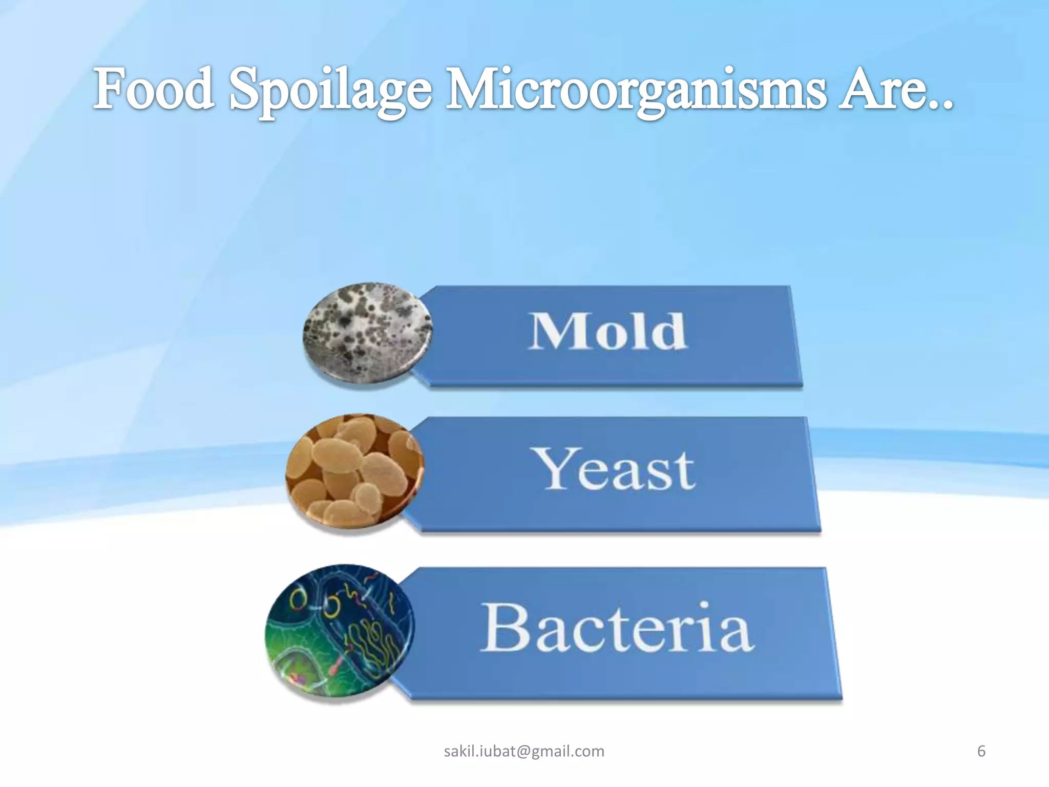 Spoilage of food | PPTX