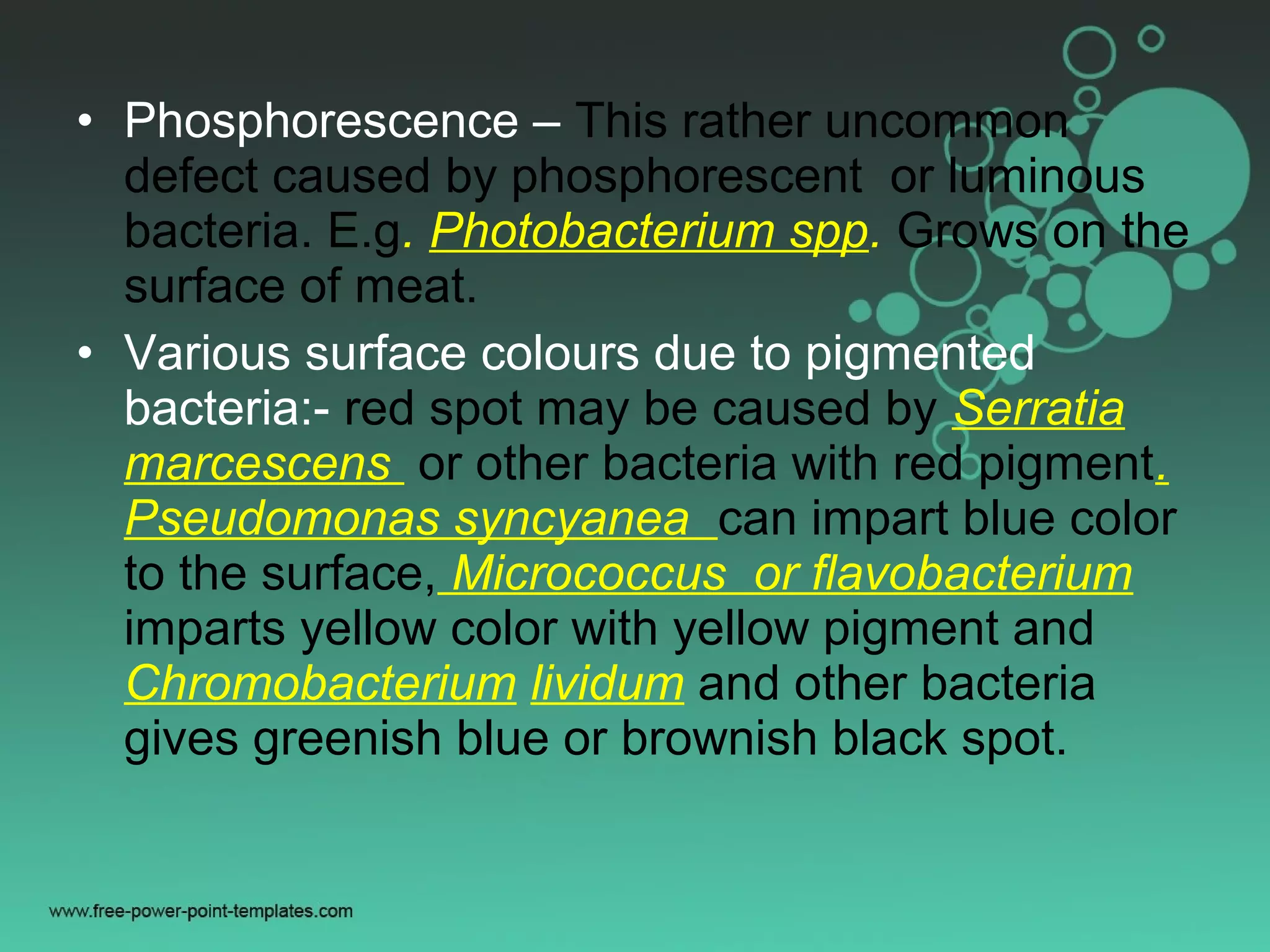 Spoilage of meat | PPT