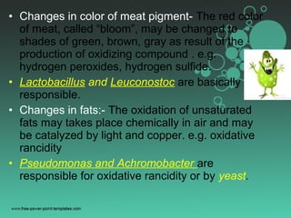 Spoilage of meat | PPT