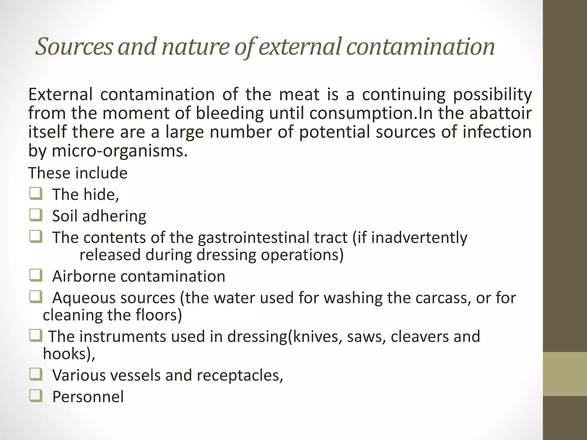 Spoilage of meat | PPTX