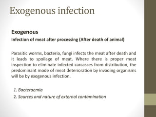 Spoilage of meat | PPTX
