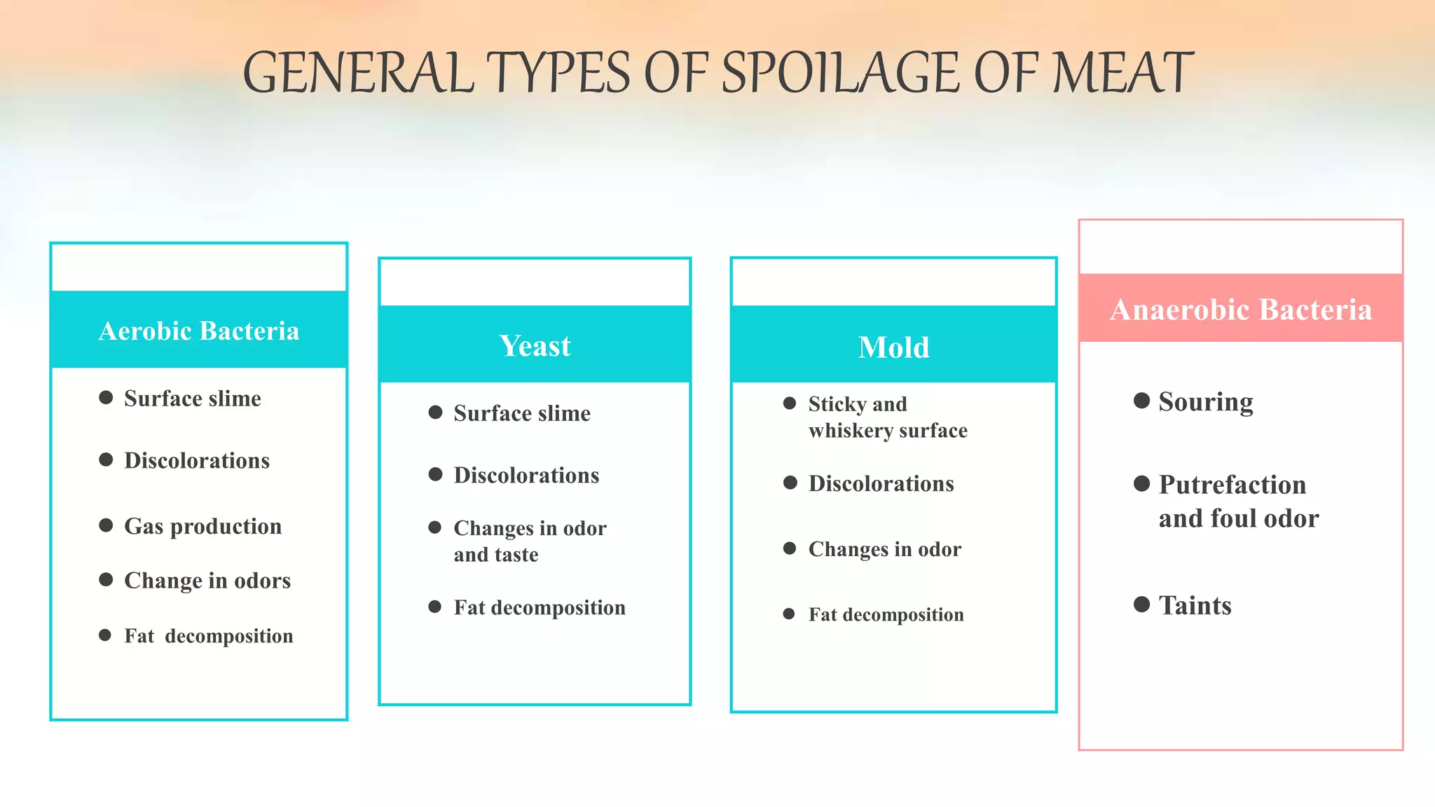 Spoilage of Meat and Meat products | PPTX