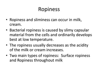 Contamination, Preservation and Spoilage of milk | PPTX