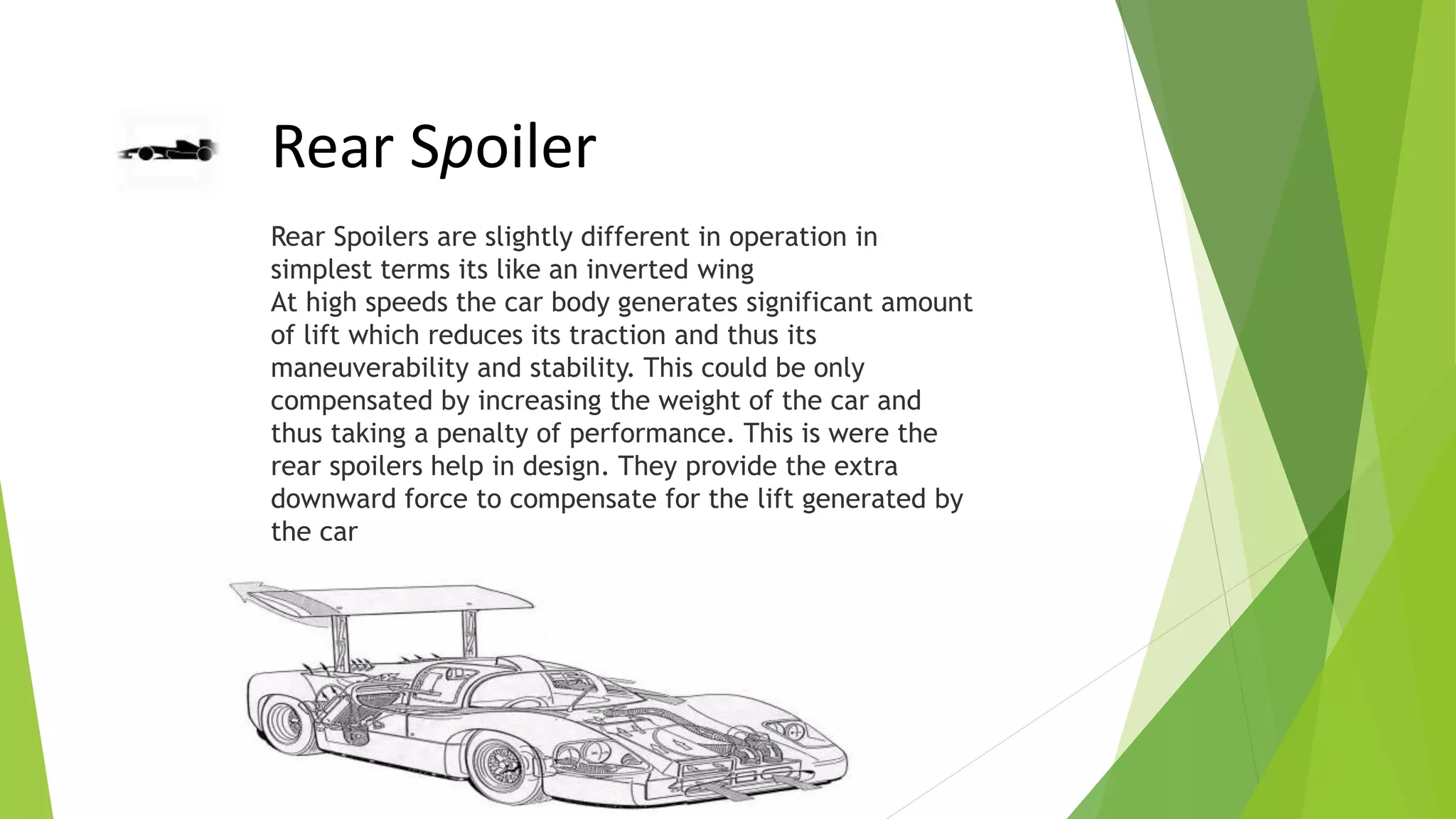 Spoilers in automobile | PPTX