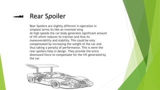 Spoilers in automobile | PPTX