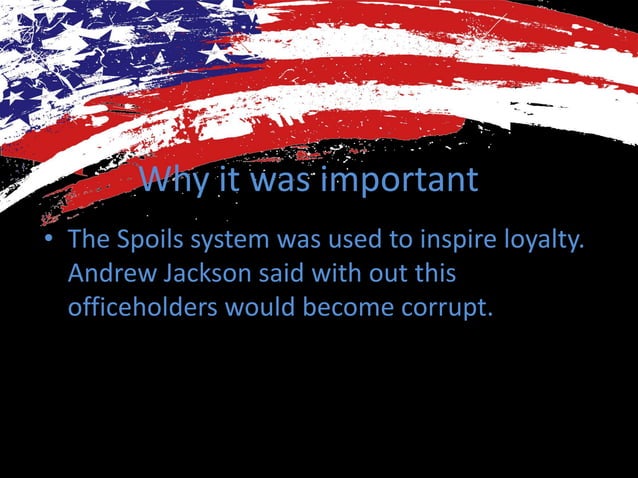Spoils system bridgette mack | PPT
