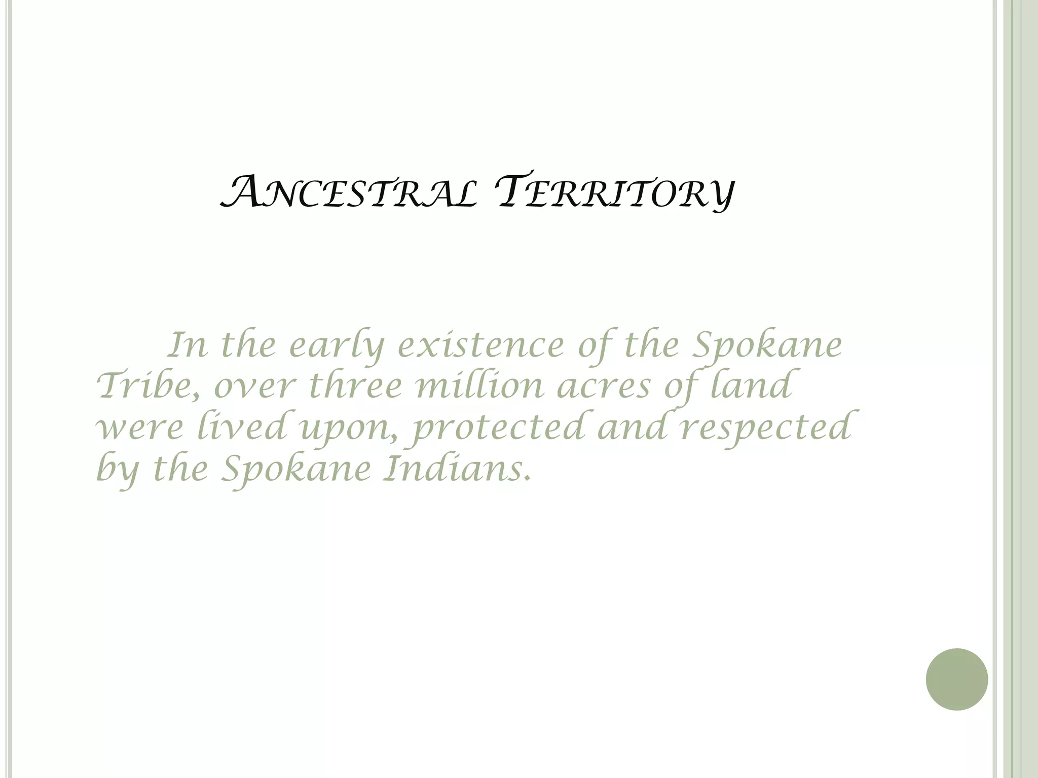 Spokane indian reservation | PPTX