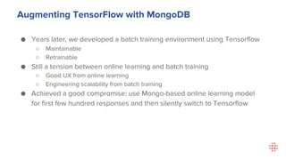MongoDB World 2019: Fast Machine Learning Development with MongoDB | PPT