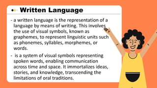 spoken and written-lang.ppttue llllllhsuwubshd | PPTX