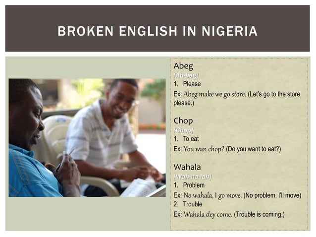 Spoken English, Broken English | PPTX