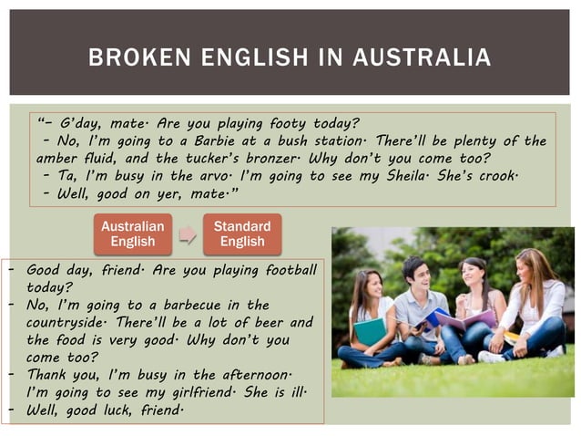 Spoken English, Broken English | PPTX