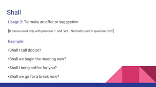 Spoken English Beginner Session 11 - Modal Verbs - Ash Vyas | PPT